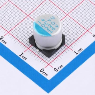 China Organic Conductive Polymer Capacitors Lelon OVU221M1CTR-1010 Ultra Low ESR Solid SMD Type Capacitors for sale
