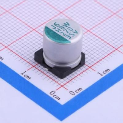China Long Life Capacitor Lelon HBW271M1VTR-1010K with Conductive Polymer and RoHS AEC Q200 Certification for sale