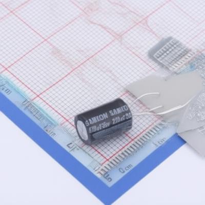 China Long life aluminum electrolytic capacitor Man Yue Tech EGY227M1VF12TCSHP optimized for demanding electronic for sale