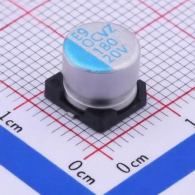 China Organic Conductive Polymer Capacitors Lelon OVZ181M1DTR-0807 Offering Performance and Low ESR Values for sale