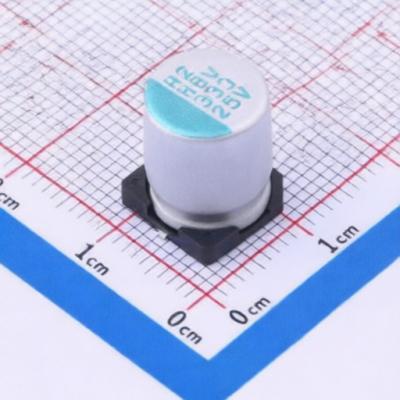 China High Ripple Current Conductive Polymer Hybrid Capacitors Lelon HBV331M1ETR-1013 with RoHS Compliance for sale