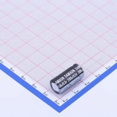 China Miniature Aluminum Electrolytic Capacitors Man Yue Tech EGT338M0JG20RR Rated for High Ripple Current for sale