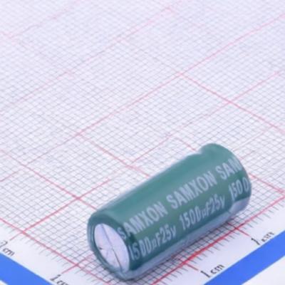 China miniature aluminum electrolytic capacitor Man Yue Tech EGF158M1EG20RR suitable for power supply circuits for sale