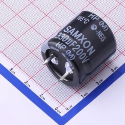 China aluminum electrolytic capacitor Man Yue Tech EHP337M2DO25SW perfect for video recorders and remote controllers for sale