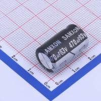 China Power Supply Compatible Aluminum Electrolytic Capacitors Man Yue Tech EGT477M1JI20CC for Industrial for sale