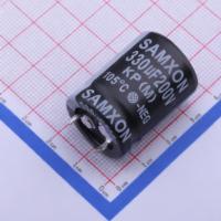 China aluminum electrolytic capacitor Man Yue Tech EKP337M2DN30SZ designed for miniature and large can types for sale