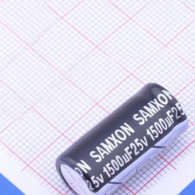 China aluminum electrolytic capacitor Man Yue Tech EGT158M1EI25RR suitable for power supplies and industrial control for sale