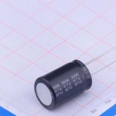 China Electrolytic Capacitor Man Yue Tech ERD226M2GI20RR Polar Aluminum Type with Tinned CP Wire Lead Lines for sale