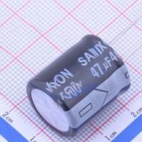 China aluminum electrolytic capacitor Man Yue Tech ERT476M2GL20RR for communication devices and audio equipment for sale