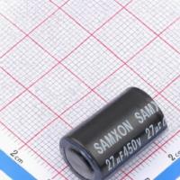 China Durable polar aluminum electrolytic capacitor Man Yue Tech ERT276M2WI1JRR featuring safety vent and PET sleeve for operation for sale