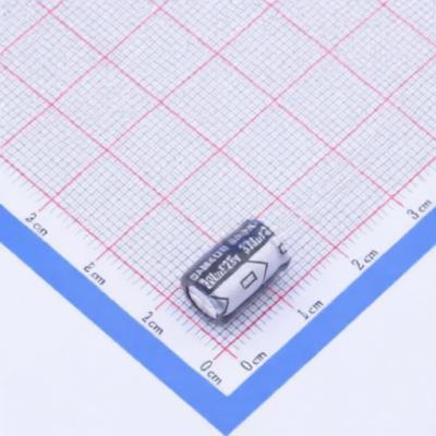 China SAMXON Aluminum Electrolytic Capacitors Man Yue Tech ESK337M1EF12RR designed for extended durability for sale