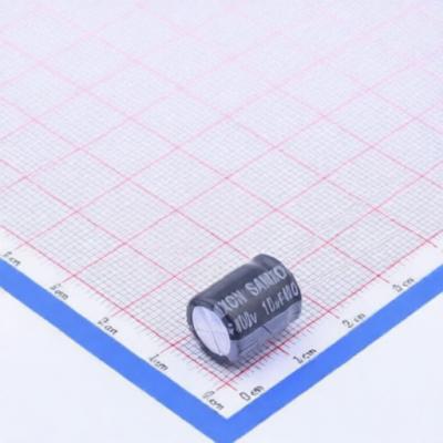 China Electrolytic capacitor Man Yue Tech EKM106M2GG1BRR designed for stable filtering and energy storage for sale