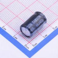 China aluminum electrolytic capacitor Man Yue Tech ERT106M2WG16CB with halogen free and RoHS compliance for sale