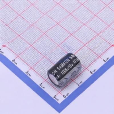 China Durable Man Yue Tech ESK158M1CG16RR Aluminum Electrolytic Capacitor Suitable for Power Supplies for sale