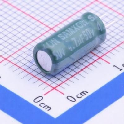 China aluminum electrolytic capacitor Man Yue Tech EGF475M1HD11CB for industrial and consumer electronics for sale
