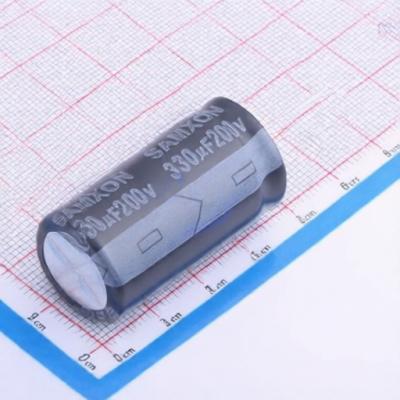 China Durable Man Yue Tech EKM337M2DL35RR aluminum electrolytic capacitor designed to meet IEC60384 standards for sale