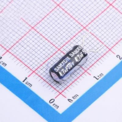China Aluminum Electrolytic Capacitor Man Yue Tech EGT475M1HD11HB with PET Sleeve and Tinned CP Wire Leads for sale
