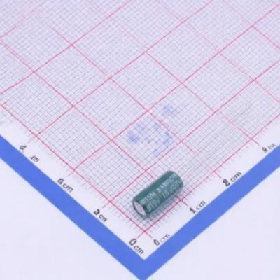 China Capacitors Man Yue Tech EGF106M1HD11RR Miniature Aluminum Electrolytic Suitable for High Frequency and Industrial for sale