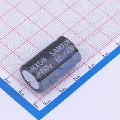 China aluminum electrolytic capacitors Man Yue Tech EKM686M2WK25RR for communication and automotive systems for sale