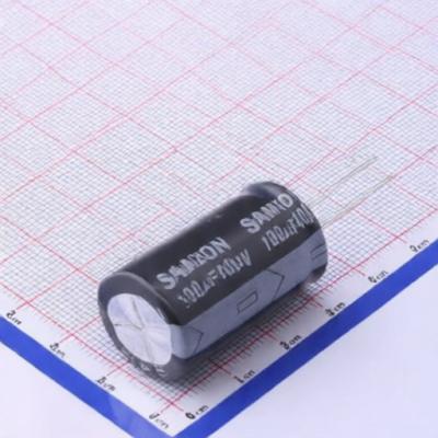China Miniature Aluminum Electrolytic Capacitors Man Yue Tech ERT107M2GL30RR Long Life High Ripple Current for sale