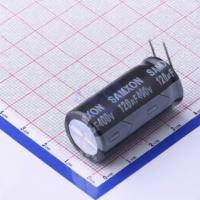 China Aluminum electrolytic capacitor Man Yue Tech EKM127M2GL35PC 400V 120F designed for electronic performance for sale