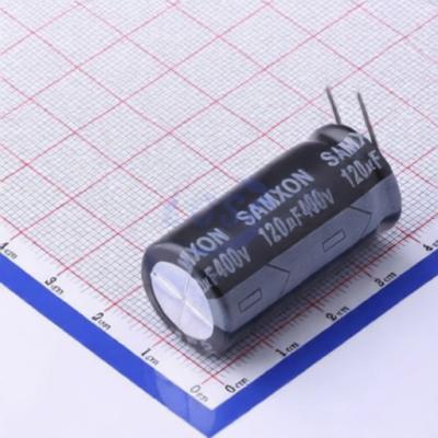 China Aluminum electrolytic capacitor Man Yue Tech EKM127M2GL35PC 400V 120F designed for electronic performance for sale