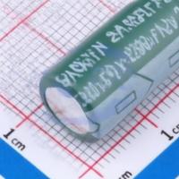 China Single ended foil type capacitor Man Yue Tech EGF228M1CG20CBS9P with tinned CP wire and aluminum case for sale