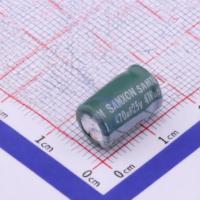 China Single Ended Foil Type Capacitor 470uF 25V Man Yue Tech EGF477M1EF14CB Aluminum Electrolytic Component for sale