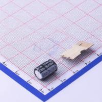 China polar aluminum electrolytic capacitor Man Yue Tech EKM106M2CF12TE with PET sleeve and rubber sealing for sale