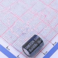 China Miniature Aluminum Electrolytic Capacitors Man Yue Tech EKM106M2WG1BRR Suitable for Electronic Devices for sale
