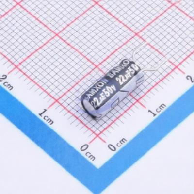 China High reliability aluminum electrolytic capacitor Man Yue Tech EGT226M1HD11HB with rubber sealed ends for sale