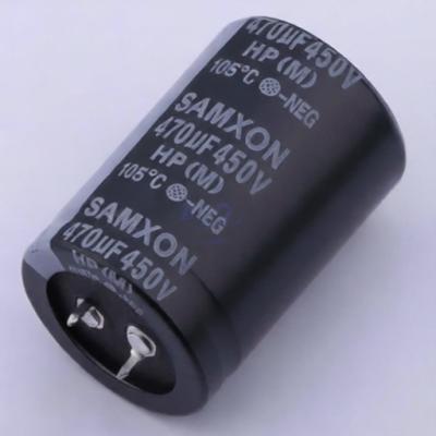 China Aluminum Electrolytic Capacitors Man Yue Tech EHP477M2WQ50 with Low Impedance and High Ripple Current Handling for sale