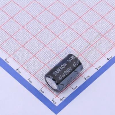 China aluminum electrolytic capacitor Man Yue Tech EKM476M2EI20RR suitable for diverse electronic circuits for sale