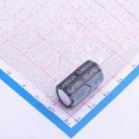China Polar Aluminum Electrolytic Capacitor Man Yue Tech ERD107V2CI20RR with Rubber Sealing and PET Sleeve for sale