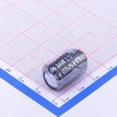 China aluminum electrolytic capacitor Man Yue Tech ESK477M1EG1BRR suitable for audio and industrial equipment for sale