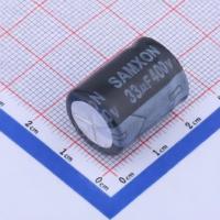 China polar capacitor Man Yue Tech ERT336M2GK20CB with aluminum case and electrolyte impregnated foil design for sale
