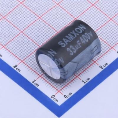 China polar capacitor Man Yue Tech ERT336M2GK20CB with aluminum case and electrolyte impregnated foil design for sale