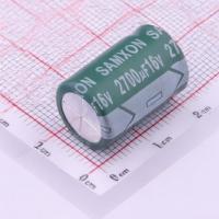 China Polar Aluminum Electrolytic Capacitor Man Yue Tech EGK278M1CI1HCB Designed for Electronic Performance for sale