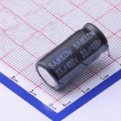 China Electrolytic Capacitor Man Yue Tech EKM336M2GI25NC Aluminum Case Polar Capacitor With Aluminum Wire for sale