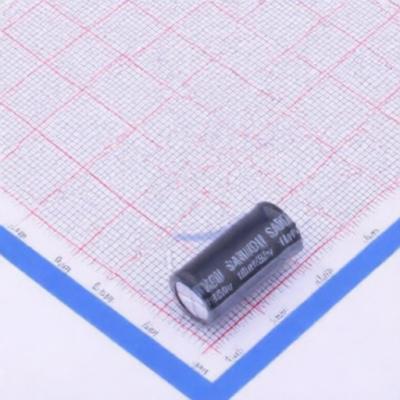 China Aluminum electrolytic capacitor Man Yue Tech ERT106M2WG20RR engineered for industrial and electronic for sale