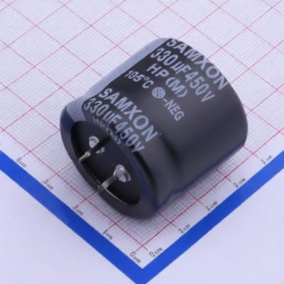China Aluminum Electrolytic Capacitor Man Yue Tech EHP337M2WQ30SW Suitable for Electronic Circuit and Industrial for sale