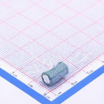 China Polar Aluminum Electrolytic Capacitor Man Yue Tech EGF227M1EE11RR Single Ended Foil Type for Electronic for sale