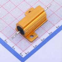 China Thermal Management Aluminum Shell Resistor Milliohm HoRX-25W-1R-5% with Molded Silicone Copper Film for sale