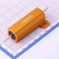 China molded aluminum shell resistor Milliohm HoRX-50W-35R-5% designed for heat dissipation and durability for sale