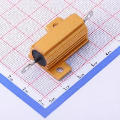 China High Power Aluminum Shell Resistor Milliohm HoRX-25W-470R-5% Molded Structure Silicon Copper Film for sale