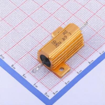 China Industrial Aluminum Shell Resistor Milliohm HoRX-25W-200mR-5% Silicon Copper Film Molded Structure for sale
