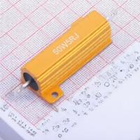 China Molded aluminum shell resistor Milliohm HoRX-50W-5R-5% designed for thermal absorption and durability for sale