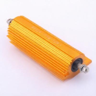 China Durable Molded Aluminum Shell Resistor Milliohm HoRX-100W-50R-5% with Silicon Copper Film Insulation for sale