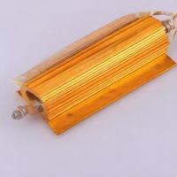 China High power load aluminum housed resistor Milliohm HoRX-100W-1R-1% with silicon copper film insulation for sale