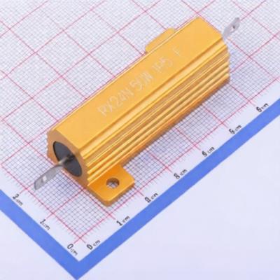 China aluminum shell resistor Milliohm HoRX-50W-1R5-1% with excellent heat dissipation and good insulation for sale
